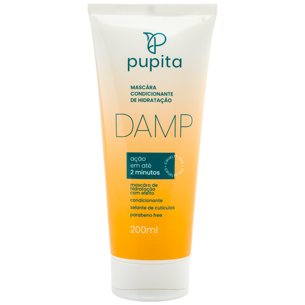Pupita - Máscara Condicionante de Hidratação Damp 200 ml | Shopee Brasil