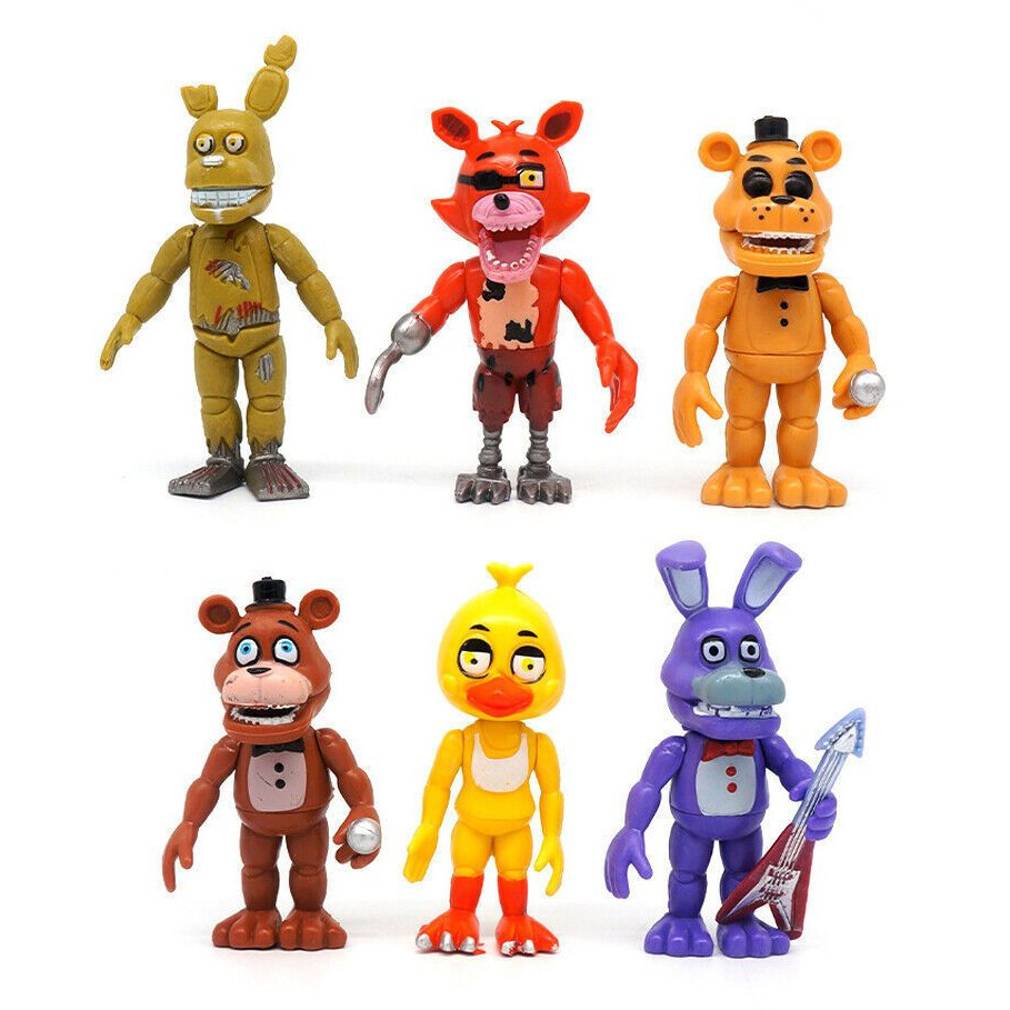 Bonecos Five Nights At Freddy's Animatronics - Five fnaf action figures ...
