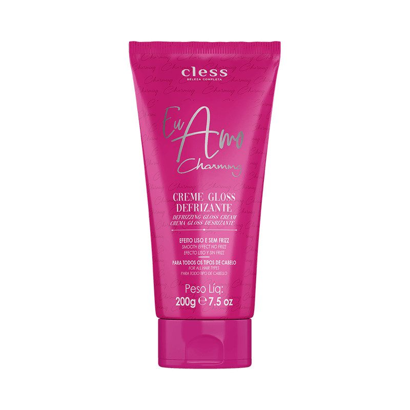 Cless Eu Amo Charming Creme Gloss Defrizante 200g | Shopee Brasil