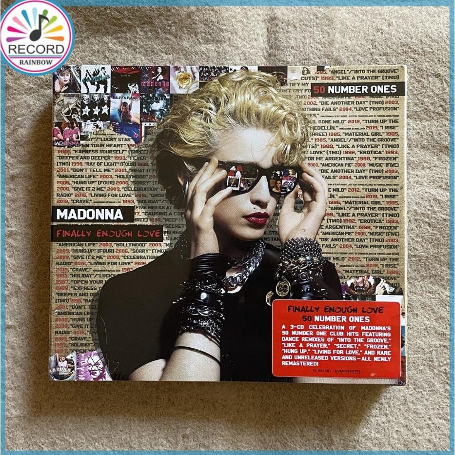 Madonna Finally Enough Love: 50 Number Ones 3 Album [Lacrado] Brand New ...