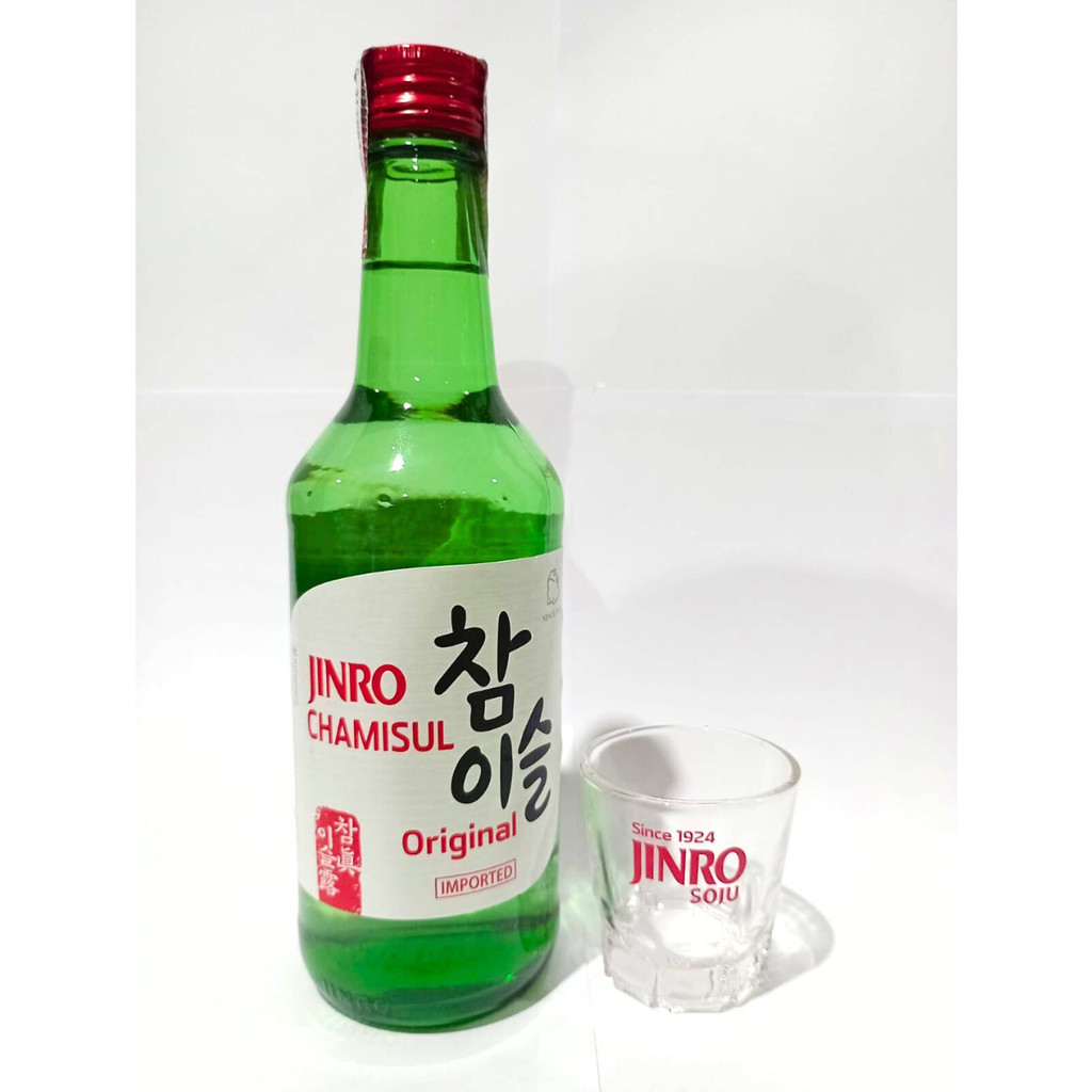 BEBIDA COREANA SOJU ORIGINAL 360ML + COPO | Shopee Brasil