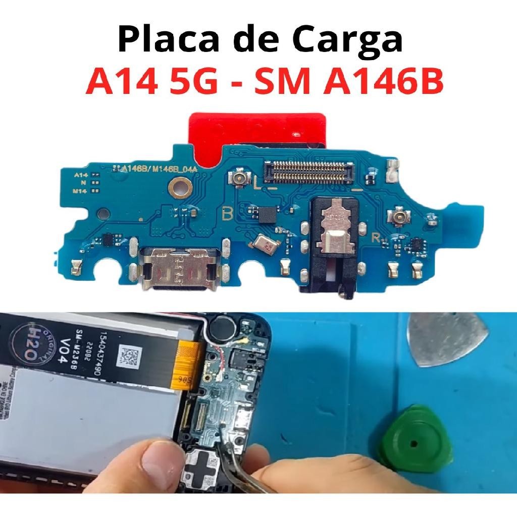 Placa Conector Dock Carga A14 5g A146 1 Ano De Garantia | Shopee Brasil