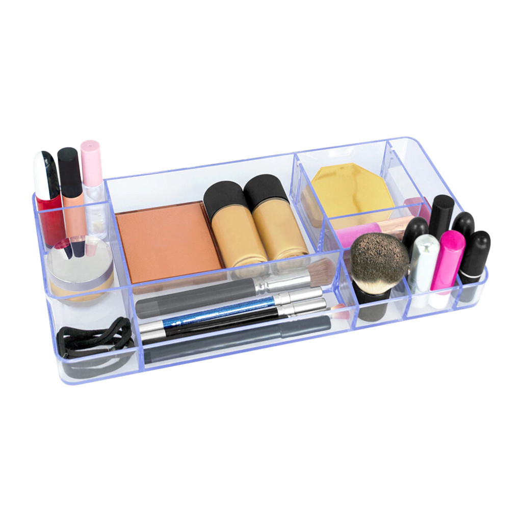 Porta Maquiagem Organizador De Acrílico Com 11 Divisórias Suporte De ...