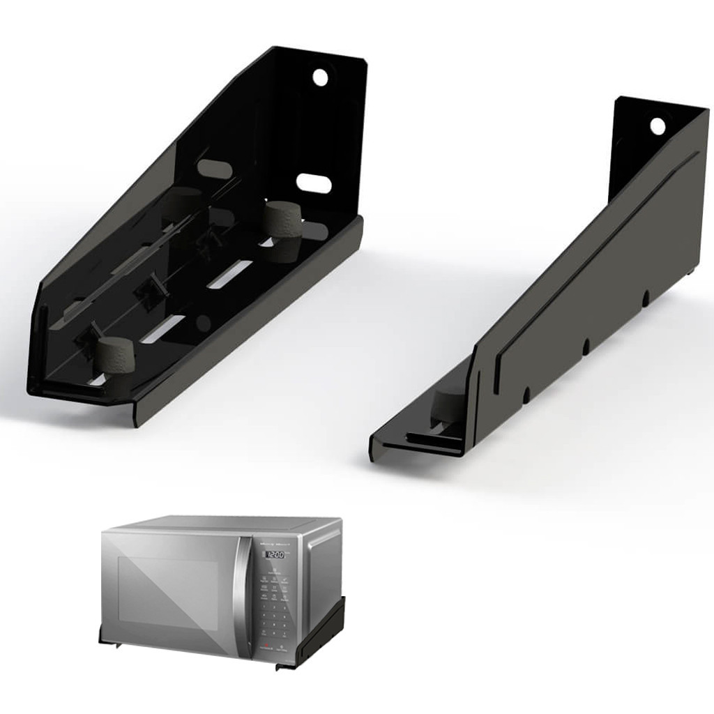 Suporte para Forno Micro-ondas Multiuso Preto - SBR5.1 | Shopee Brasil