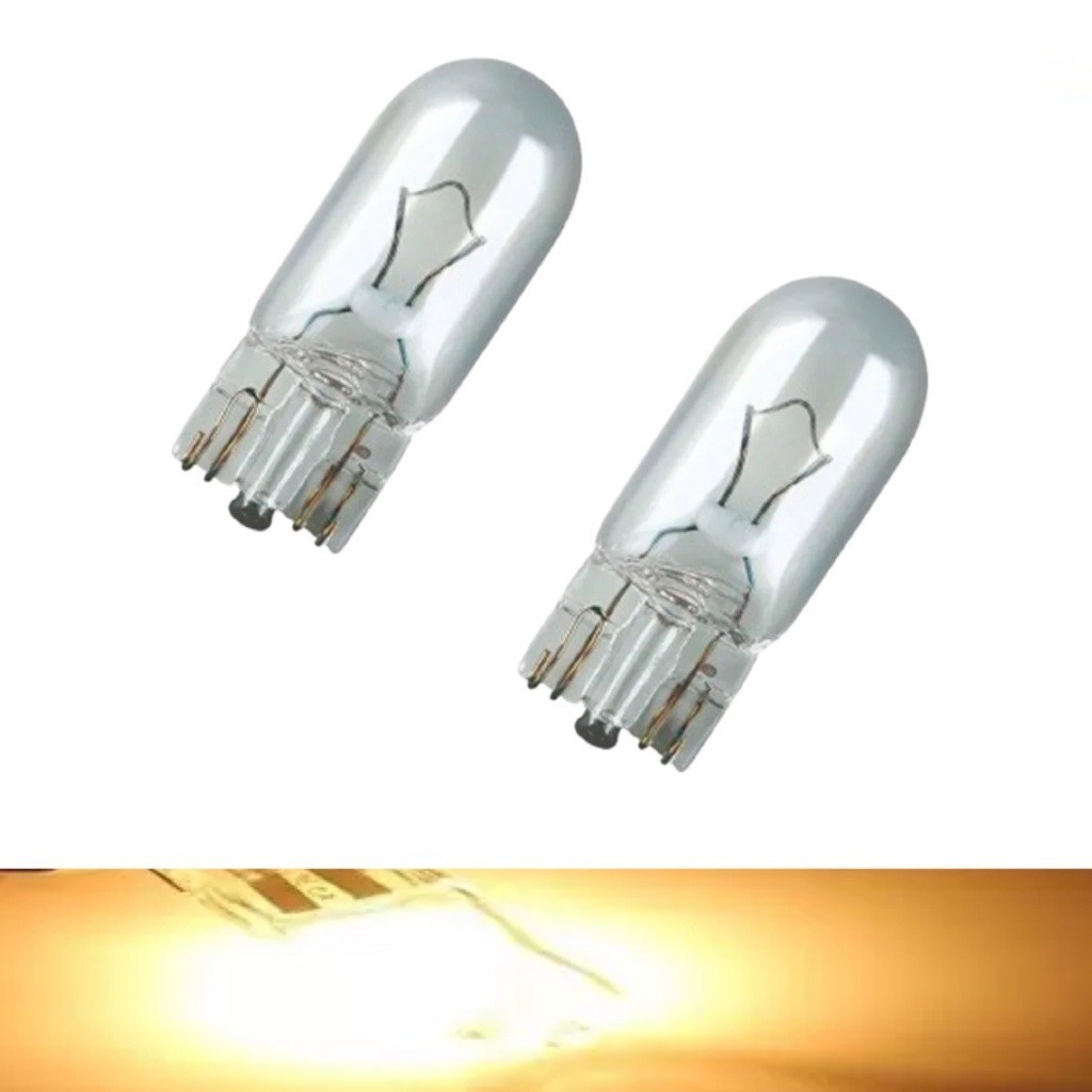2x Lâmpada Comum T10 Pingo 12v 5w UV W5w W2,1x9,5d Lanterna | Shopee Brasil