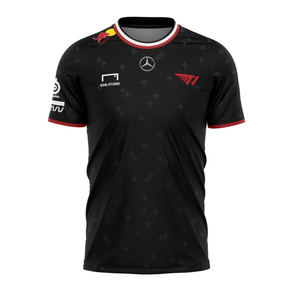 LoL 2025 T1 Uniforme Jersey Masculino Esports Gaming Camisetas De Manga Curta | Shopee Brasil