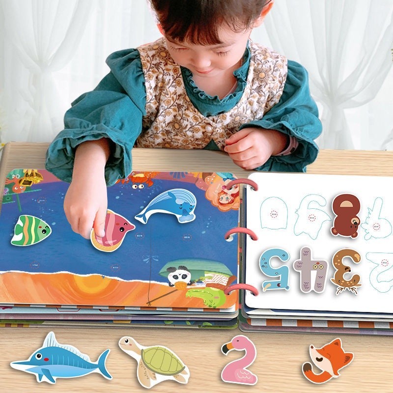 Autocolante De Velcro DIY Busy Board Brinquedos Educacionais De ...