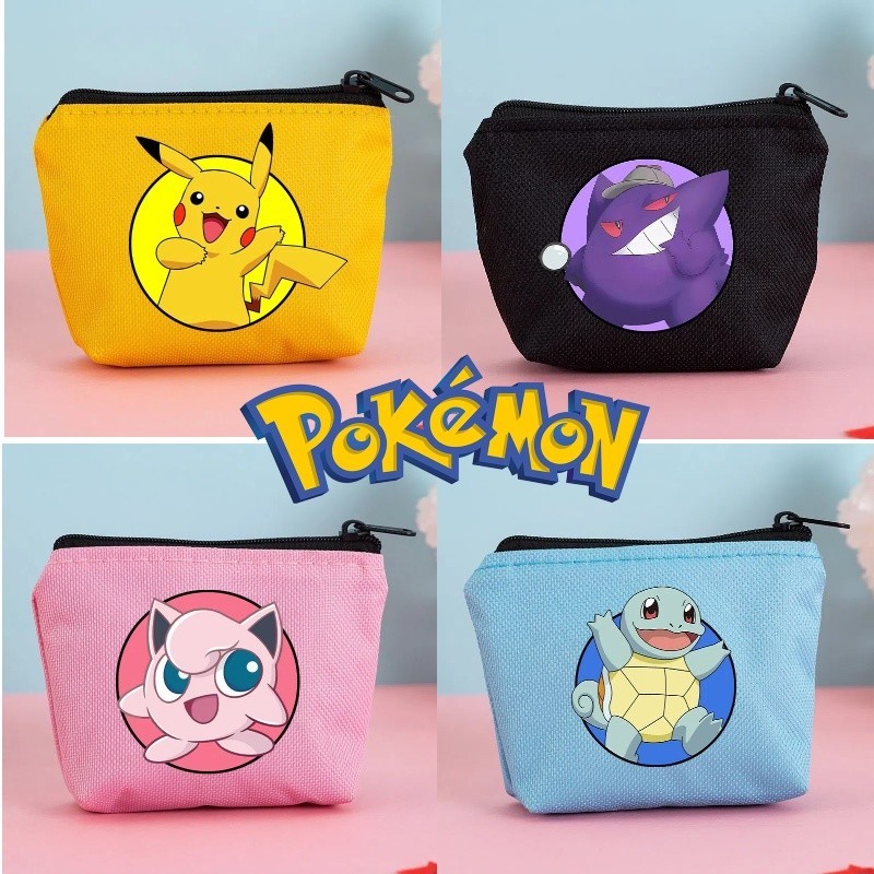 Pokemon Pocket Monster Carteira De Bolso Colorida Popular Zero Desenho ...