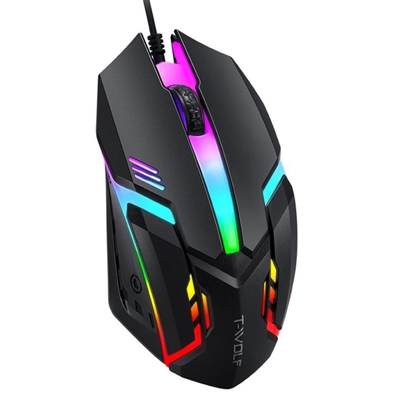 Mouse Gamer Usb 3200dpi Led Rgb Com Fio JX-M20 | Shopee Brasil
