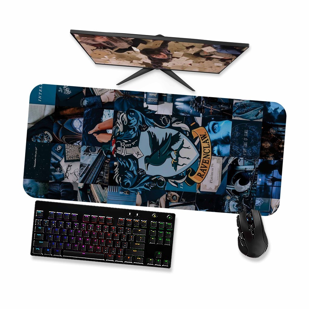 Mouse pad HARRY POTTER - CORVINAL RAVENCLAW 3 - Mousepad Gamer 90x40 ...