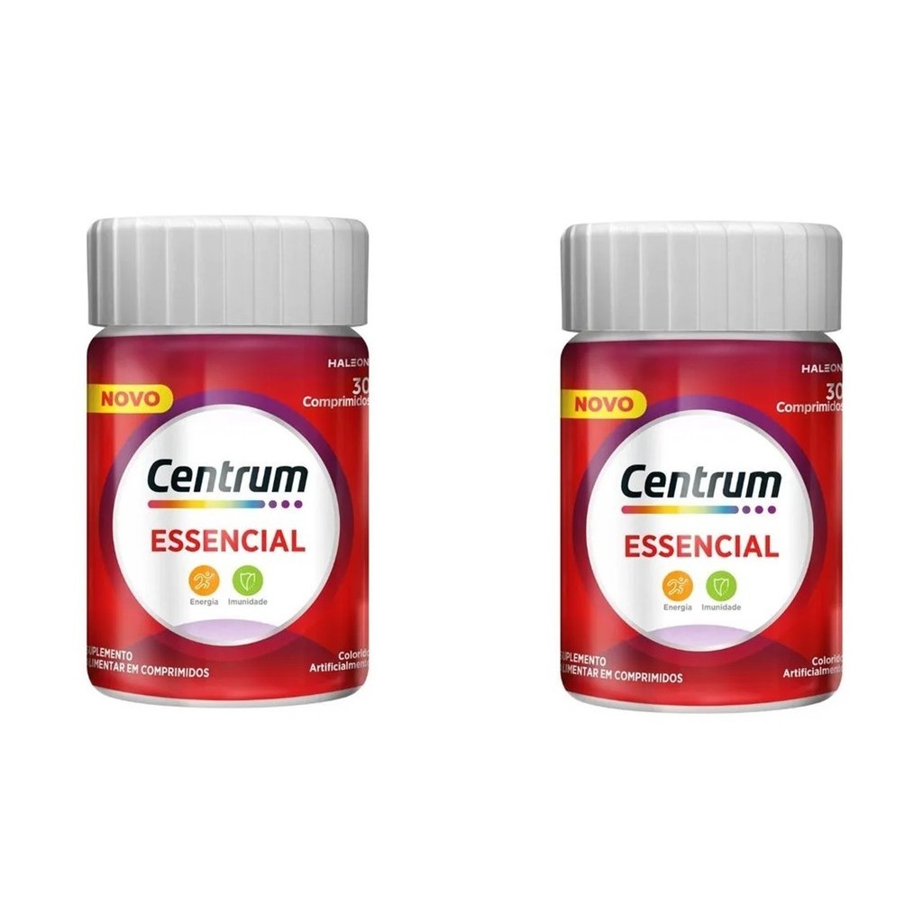 Kit 02 Centrum Essencial Energia e Imunidade C 30Cpr | Shopee Brasil