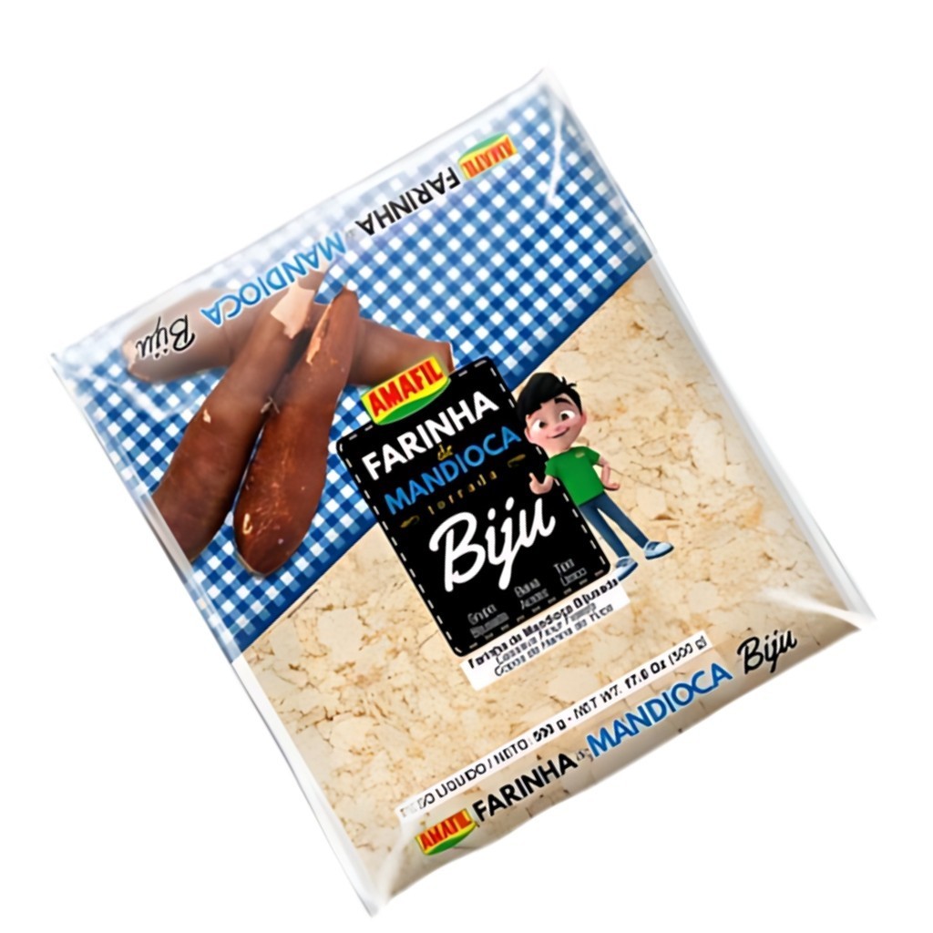 Farinha de Mandioca Torrada Biju Sem Glúten 500g Amafil | Shopee Brasil