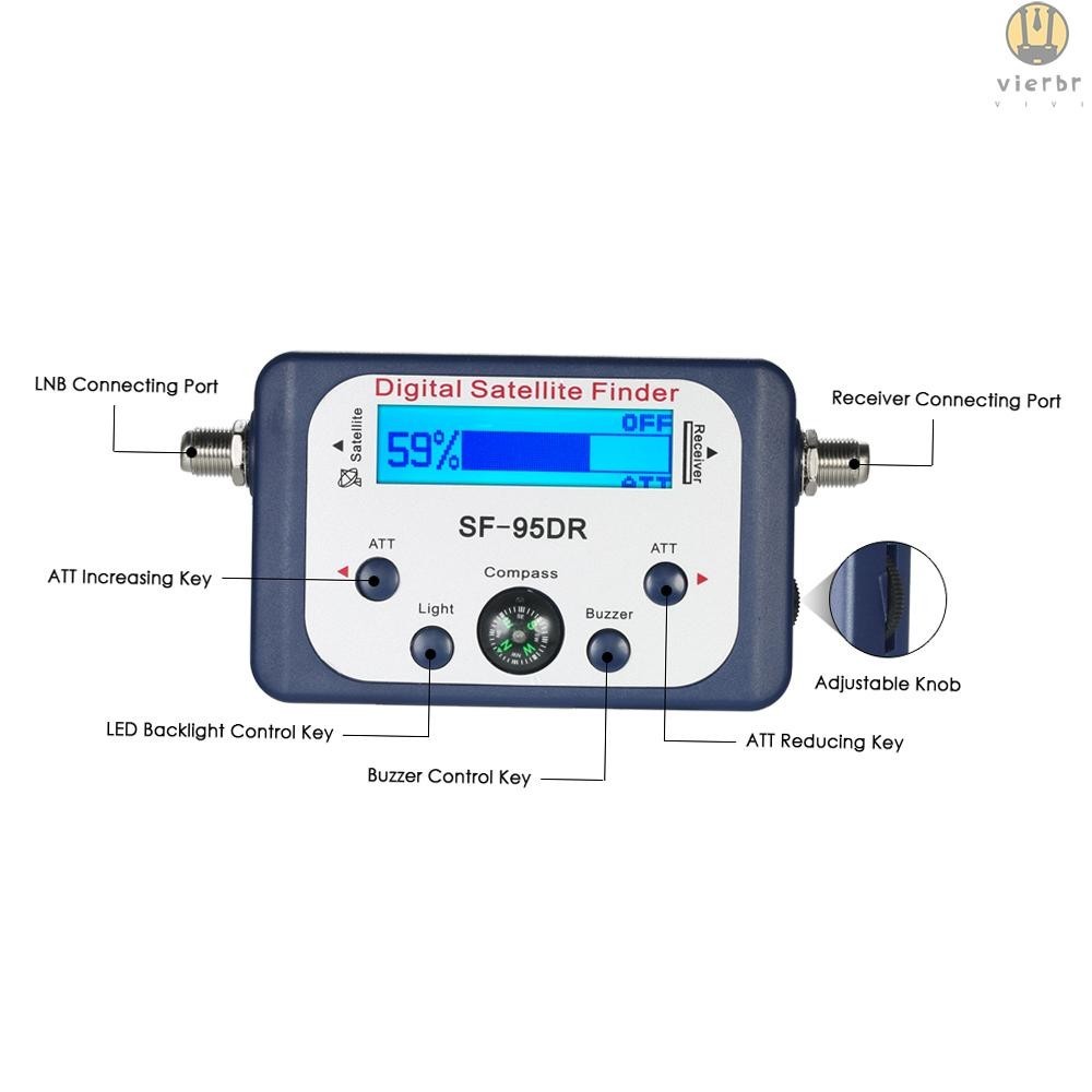 Instrumento De Busca Estrela Sinal Digital Com Visor LCD Medidor De ...