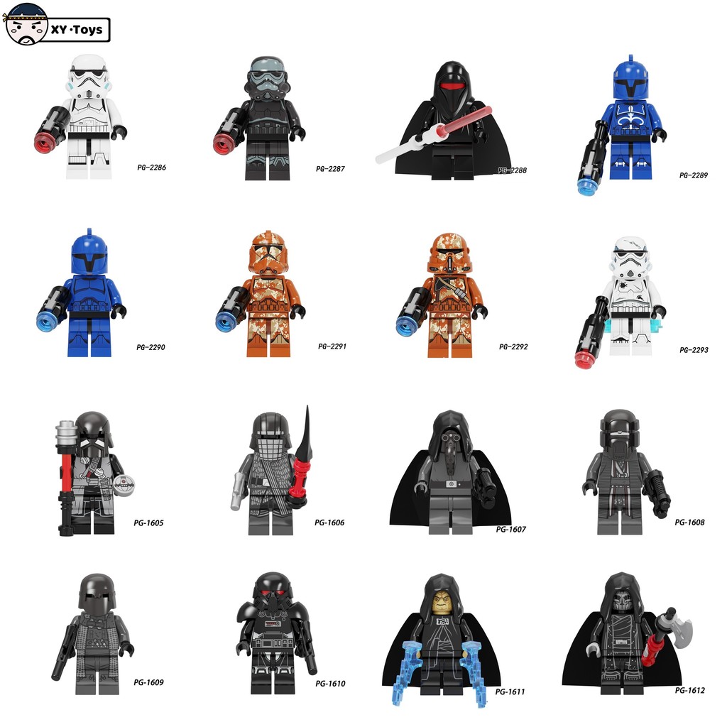 Star Wars Blocks Bonecas Cavaleiros De Ren Minifigura Stormtrooper ...