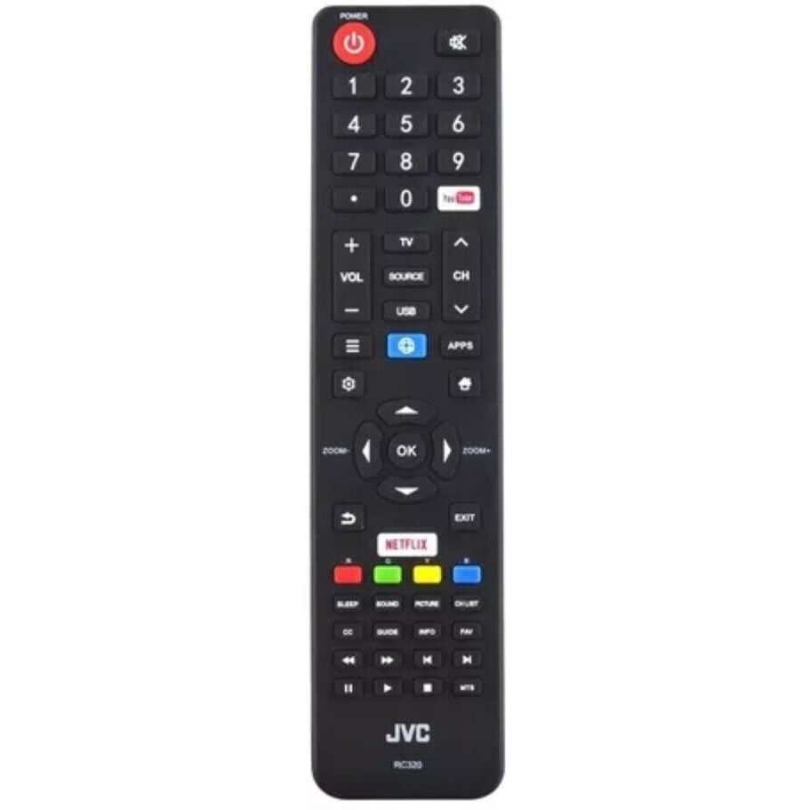 Novo Genuíno RC320 Adequado Para Controle Remoto De TV LCD JVC 43D1680 ...