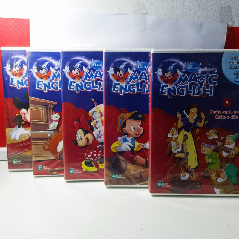 Dvd Disney Magic English - Volume 4,5,7,8,9(5 DVDS) | Shopee Brasil