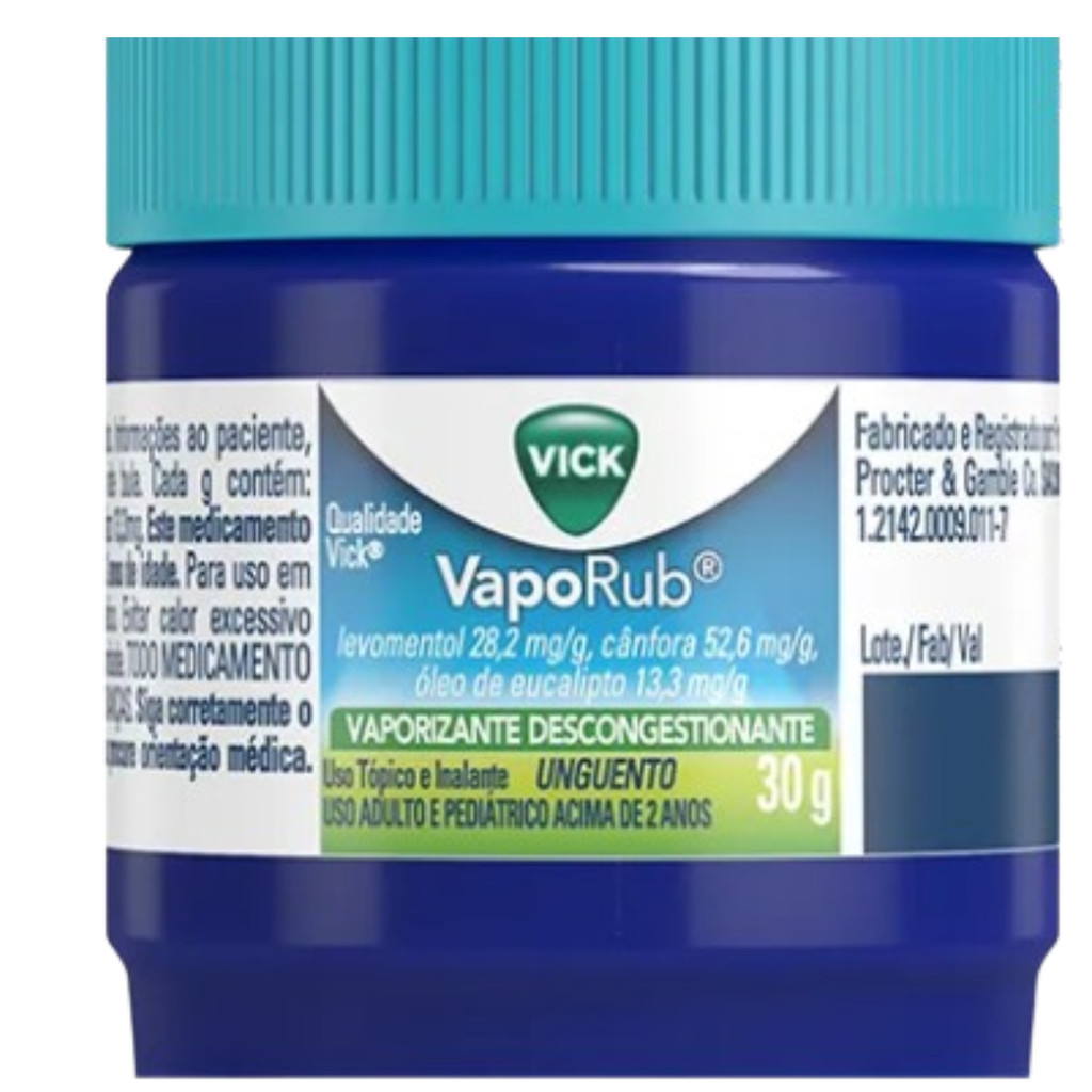 Vick Vaporub 30g Dores Resfriado e Gripe | Shopee Brasil