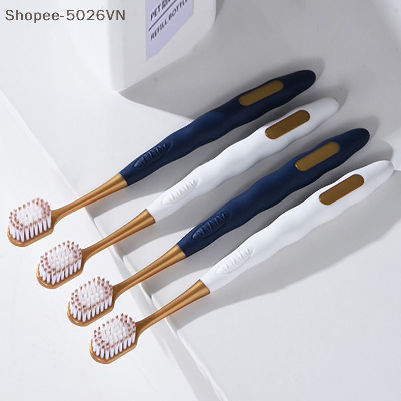 WES 】 6Pcs Cabeça Larga Escova De Dentes De Longa Macia Grande Para ...