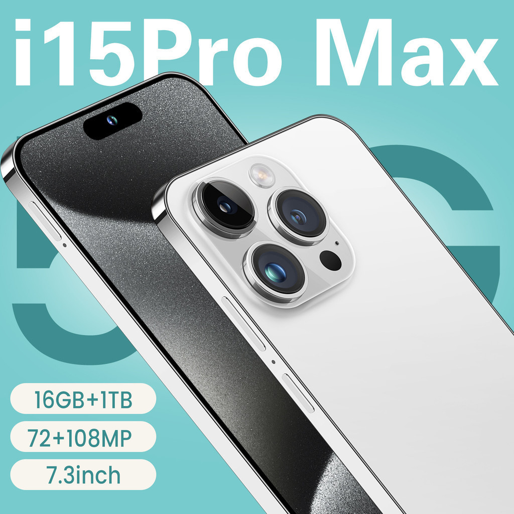 Smart i15 Pro Max 5G Celular Android 6.8 Polegadas OTG Tela Cheia Face ID 8 + 516 1TB dual SIM ...