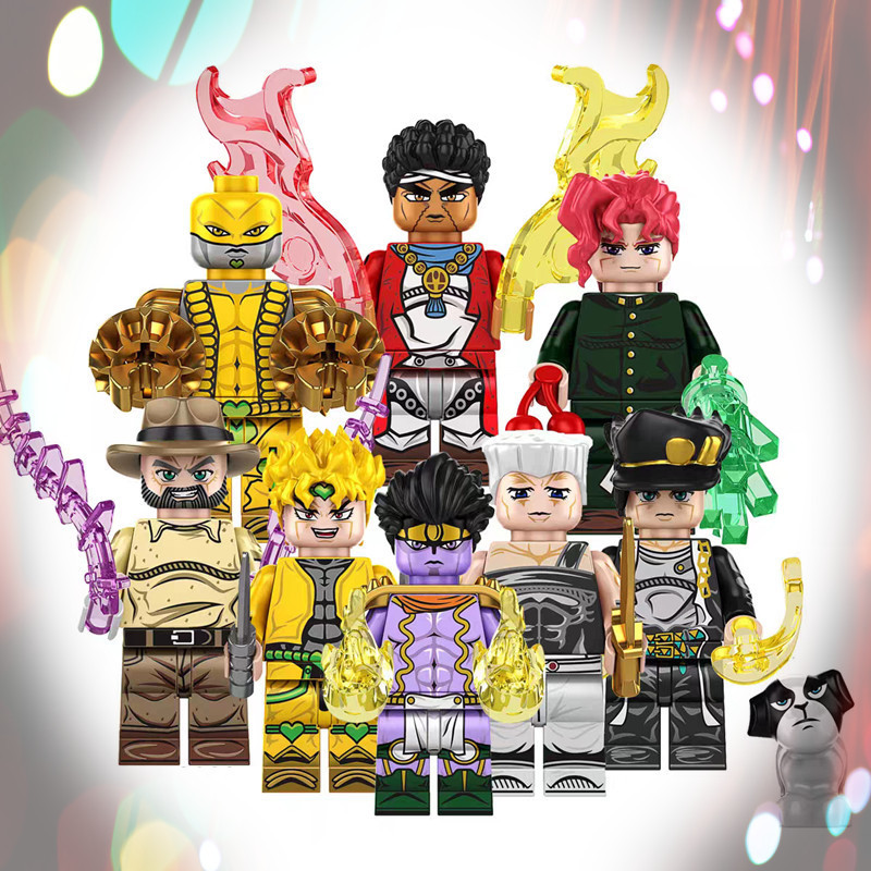 Anime Mini Personagem Bizarro de Aventura de Faixa de Aventura Montagem ...