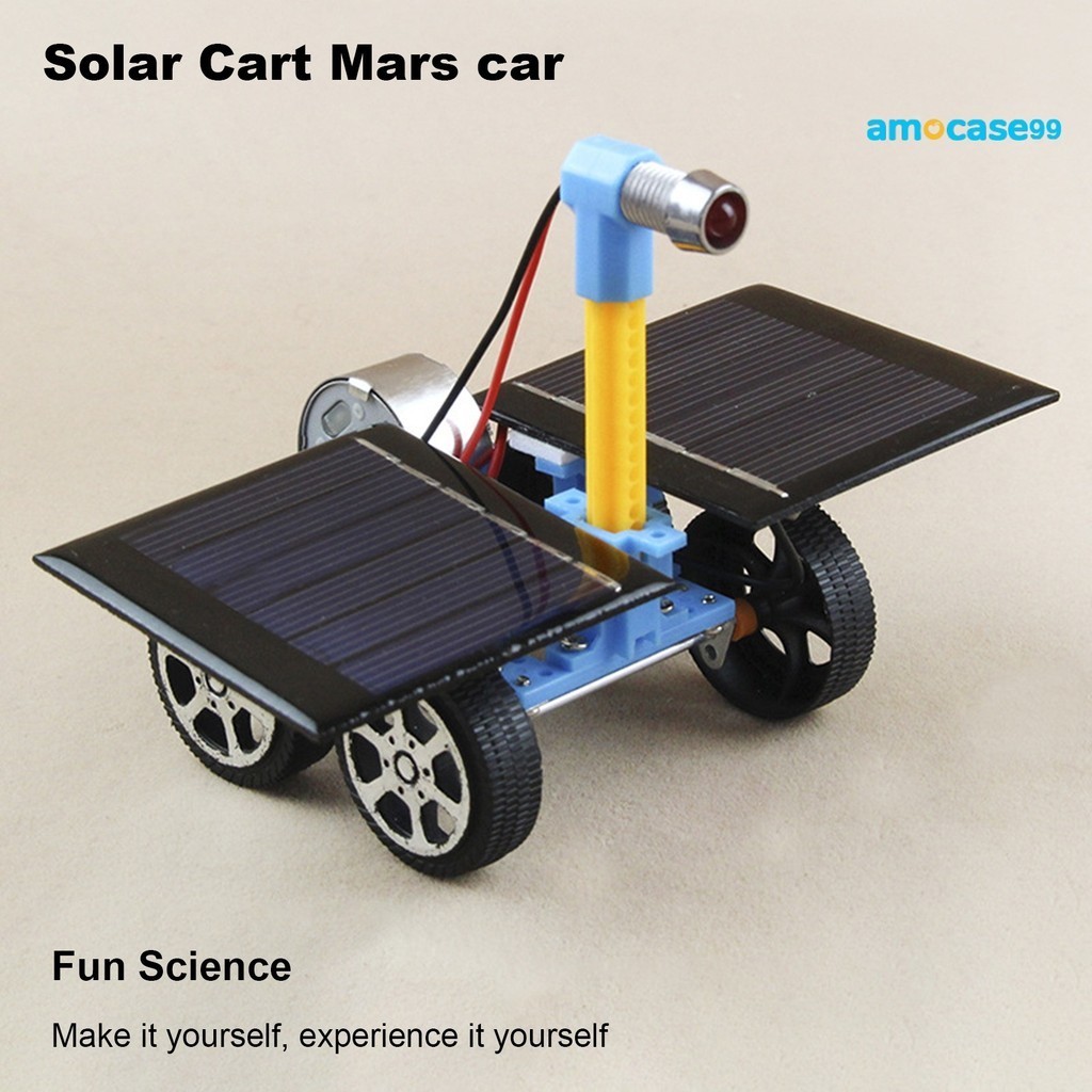 AMO_Kids Solar Mars Rover Toy DIY Montagem De Brinquedos Powered Planet ...