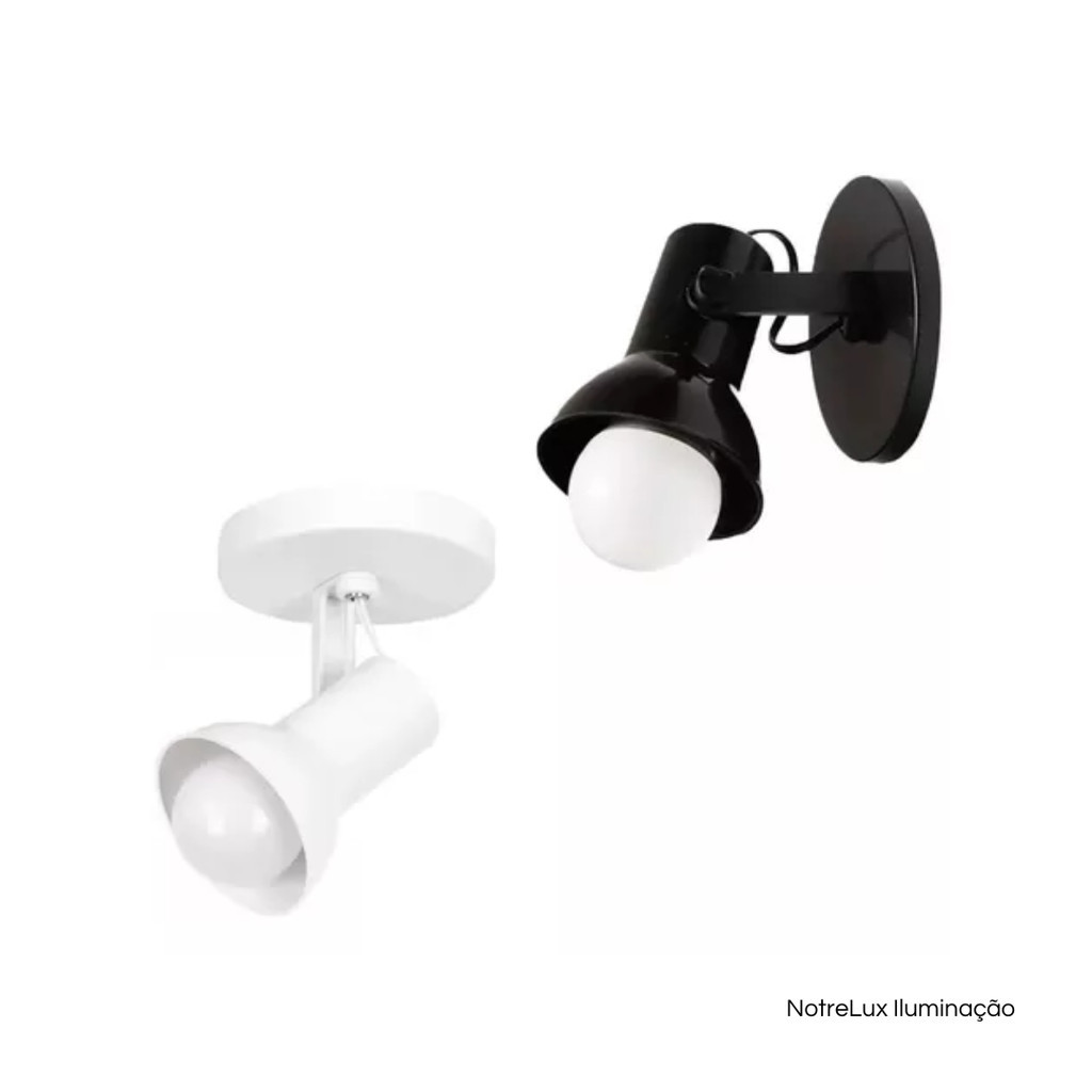 Spot Teto Linha Premium Area Externa Para Lampada E27 Decor | Shopee Brasil