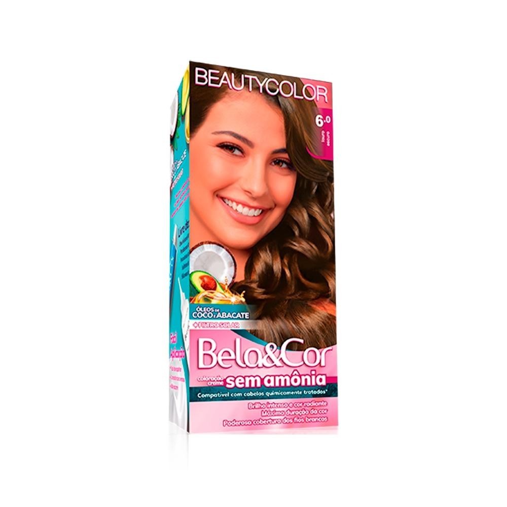 Tintura Bela E Cor Sem Amonia Louro Escuro 6.0 | Shopee Brasil