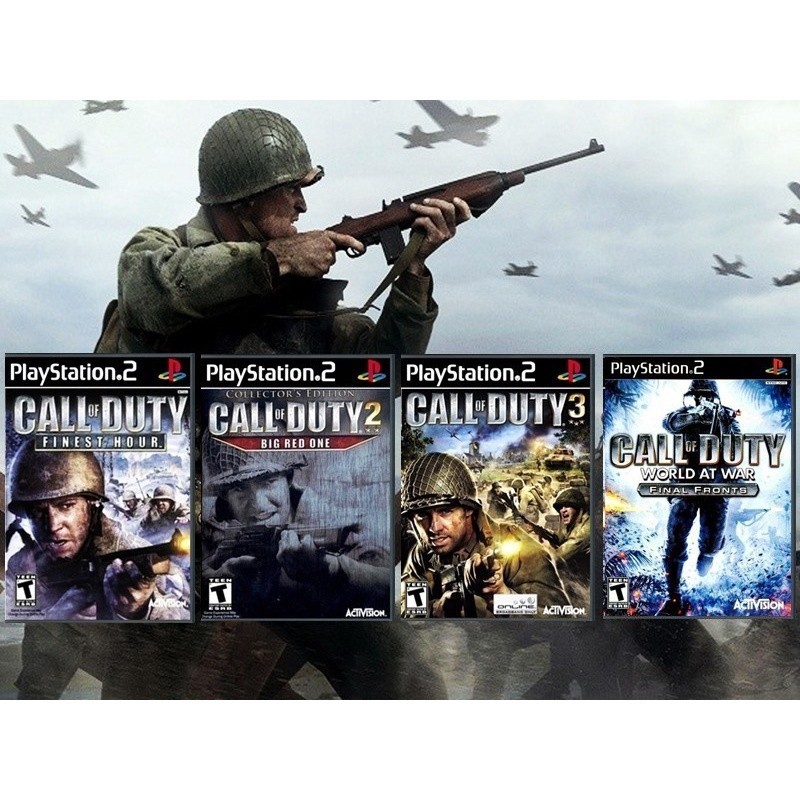 Call Of Duty - Ps2 Coleção - Kit 4 Jogos | Shopee Brasil