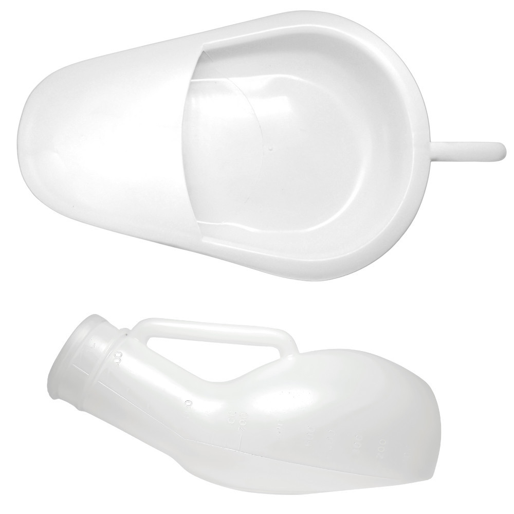 Kit Urinol e Comadre - Urinol Plástico Papagaio 1 litro + Comadre ...