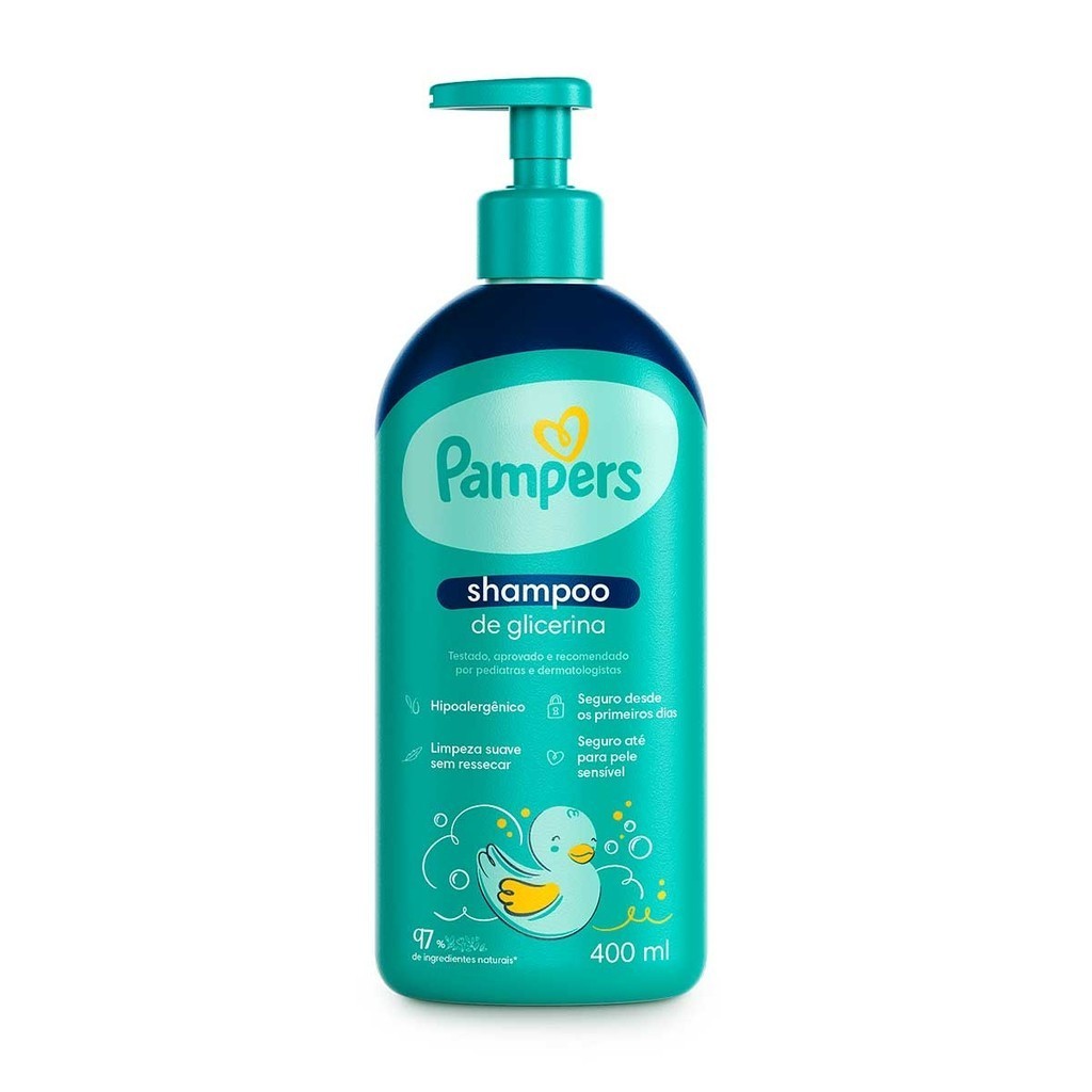 Shampoo Pampers Glicerina 400ml | Shopee Brasil