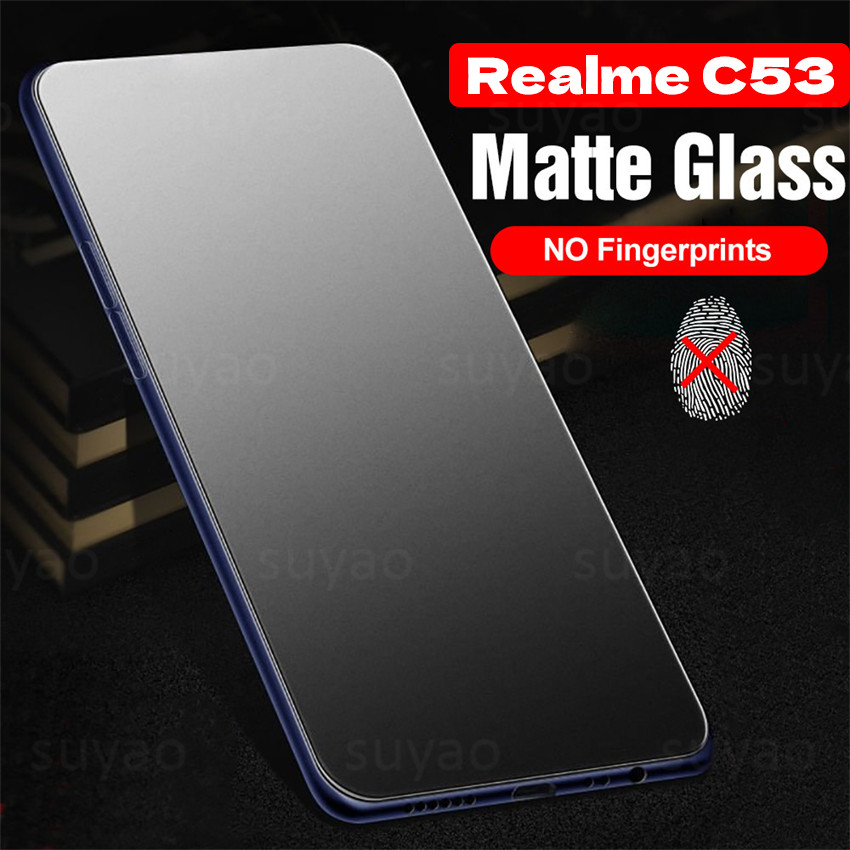 Para Realme C63 C61 C53 C51 C55 C67 C65 Note 60 60x 50 9D Protetor De Tela De Vidro Fosco 9H ...