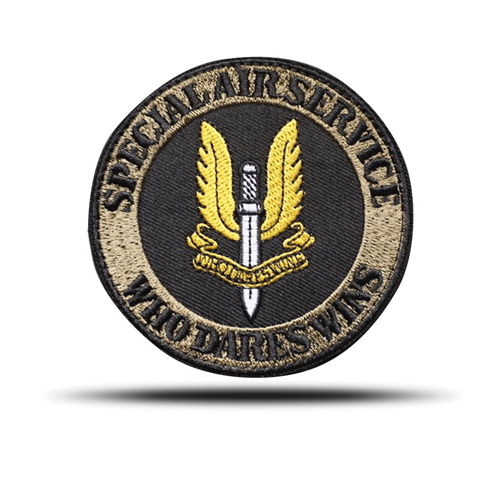 Patch Militar bordado com velcro SAS Special Air Service | Shopee Brasil