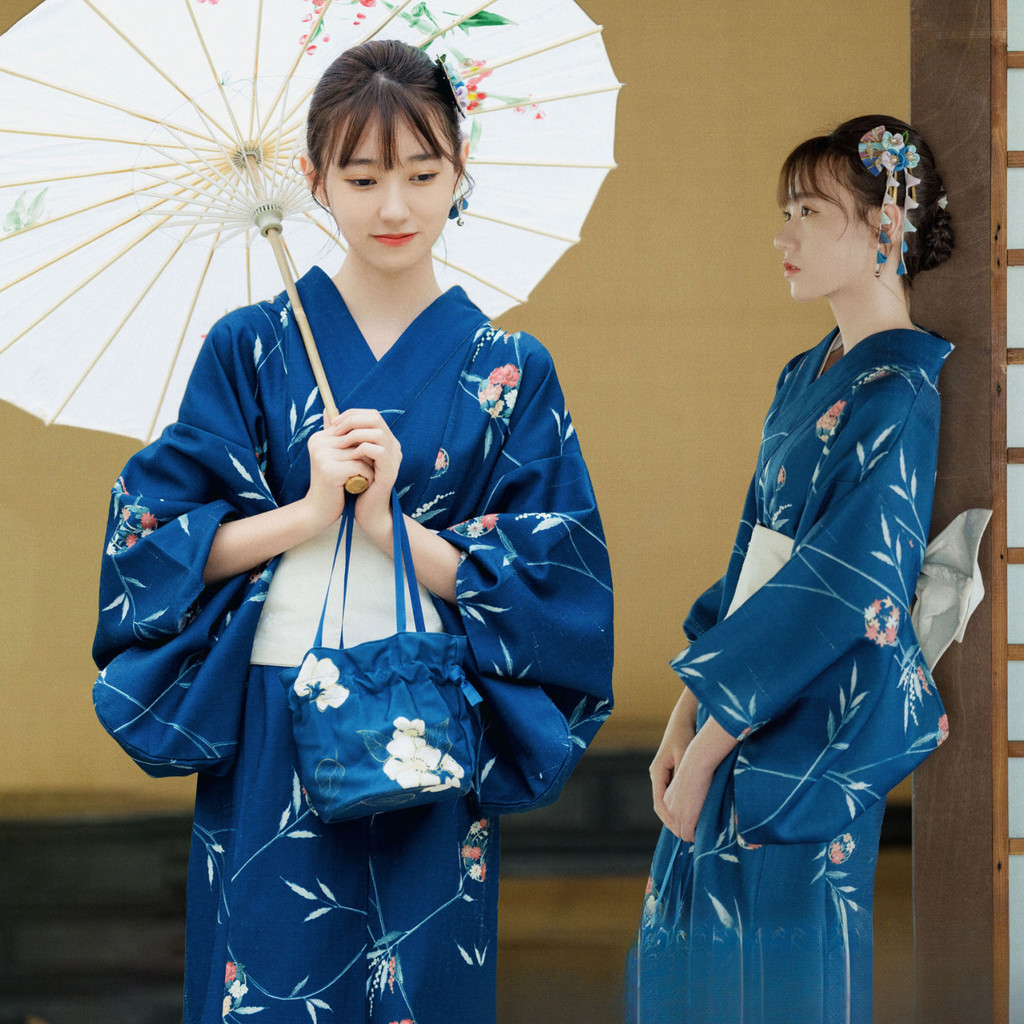 Kimono Yukata Yukata Yukata Yukata Gorgeous Hand-Painted Style Twisted ...