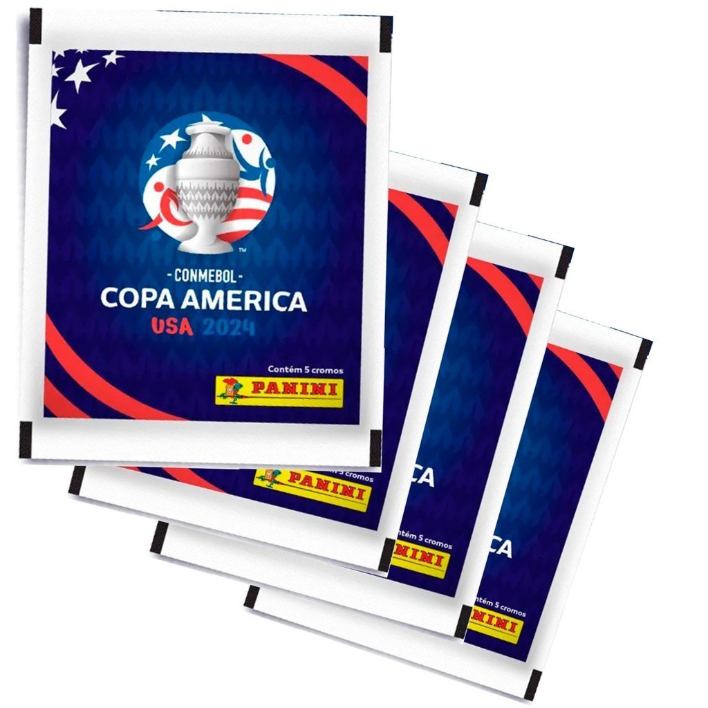 COPA AMÉRICA USA 2024 Kit Com 10 ENVELOPES (50 Figurinhas) | Shopee Brasil