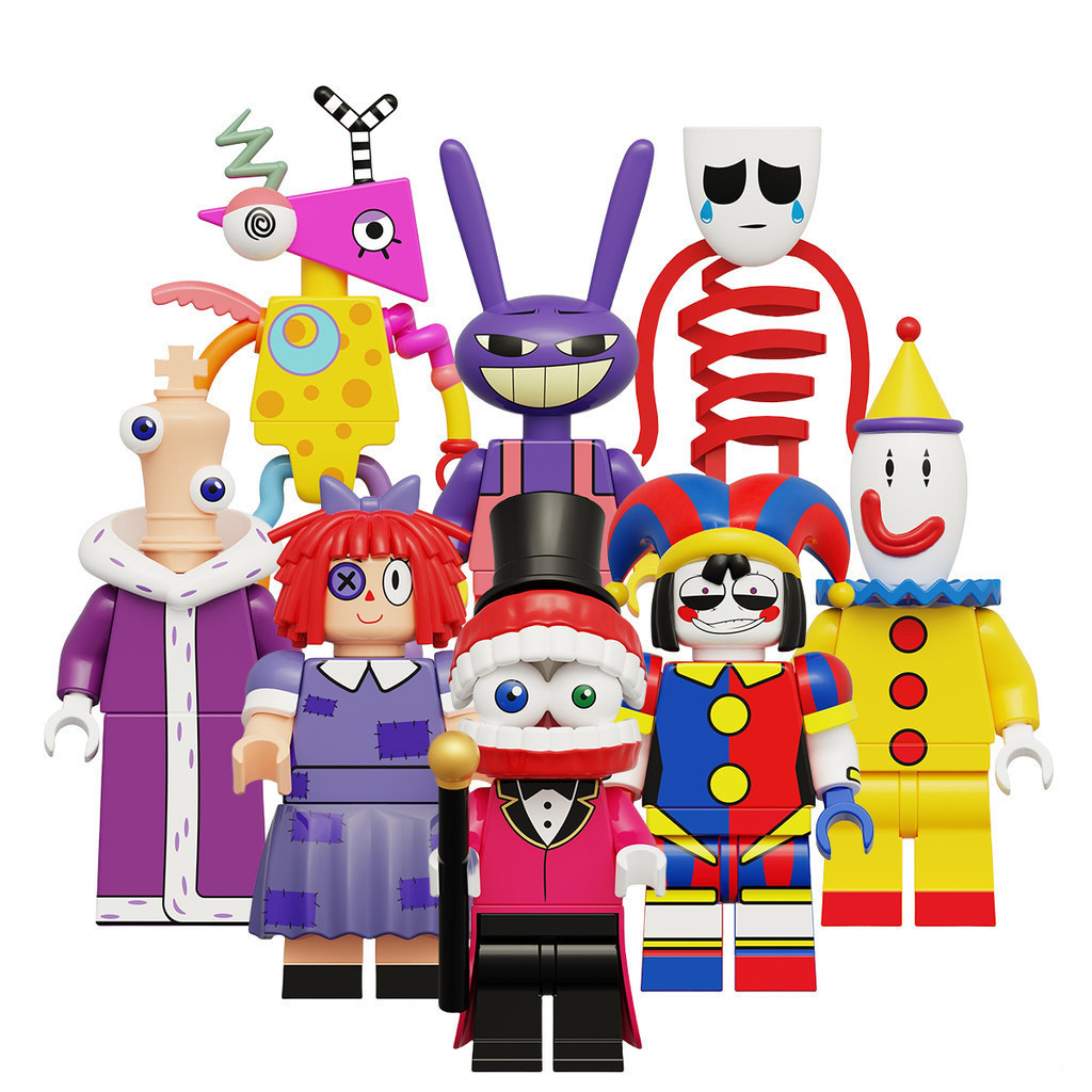 The Amazing Digital Circus Action Figures Pomni Jax Ragatha Gangle ...