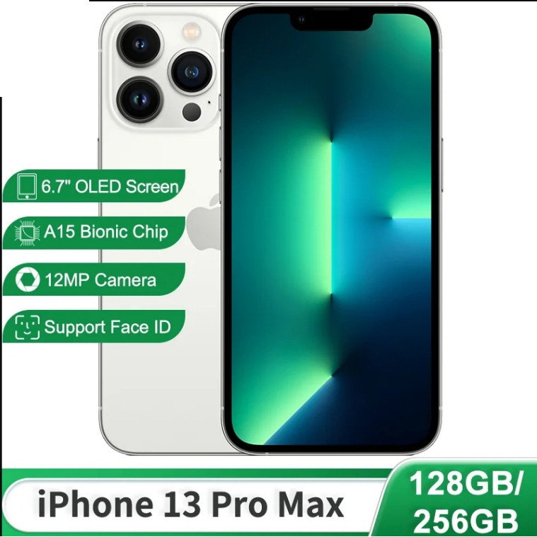 Apple-iPhone i13pro Max Cellular , 5G , Face ID , NFC , 6,7 Polegadas ...