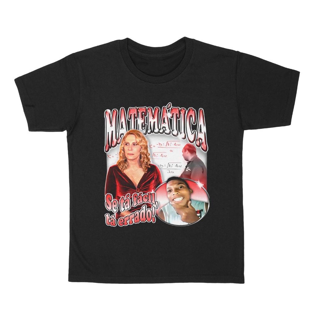 Camiseta Faculdade Matematica Satira Meme Se ta Facil Ta Errado Nazaré ...