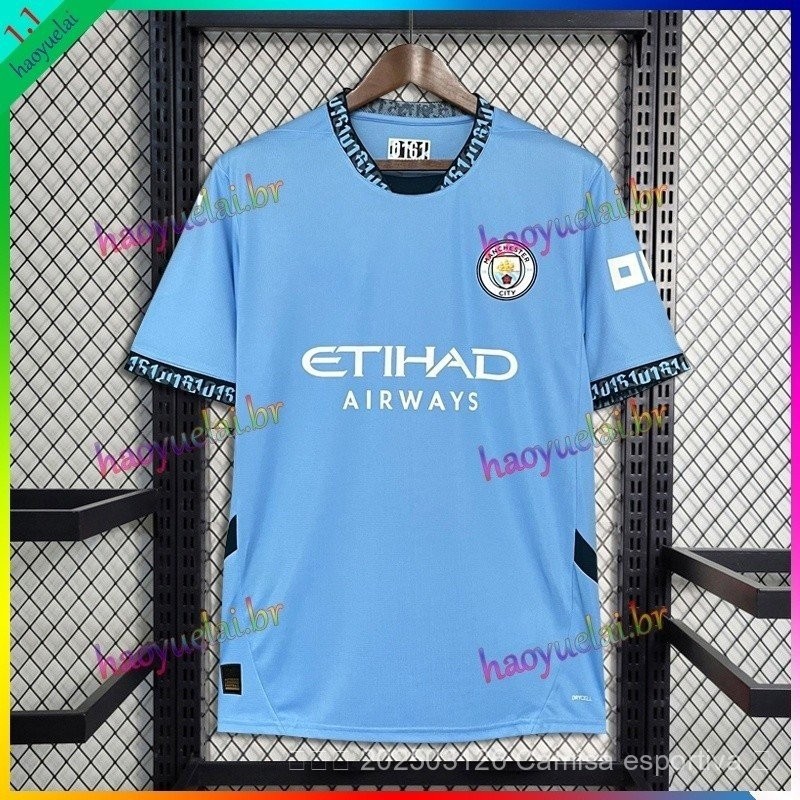 Camisa Masculina de Baixa Qualidade 24/25 I MCA CXCZ Edição Tailandesa ...