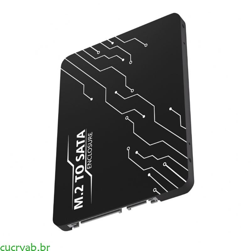 cucryab Caixa Metal B Chave M 2 NGFFs SSDs Para 2 5 SATA3 0 6Gb s Placa Adaptadora Gabinete ...