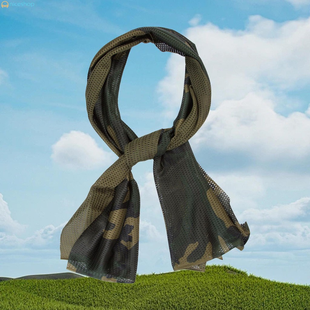 Cachecol Camuflado De Rede De Malha Para Jogo De Guerra , Respirável ...