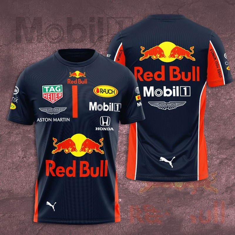 Camiseta Personalizada Red Bull F1 Racing Mobil 1 Rauch Aston Martin ...