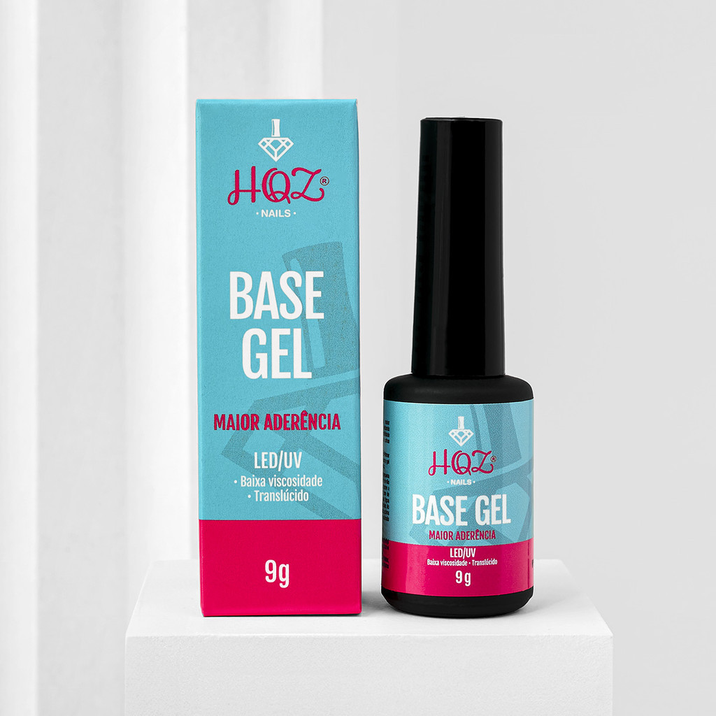 Base em Gel HQZ Nails 10ml Aderente para Alongamentos | Shopee Brasil