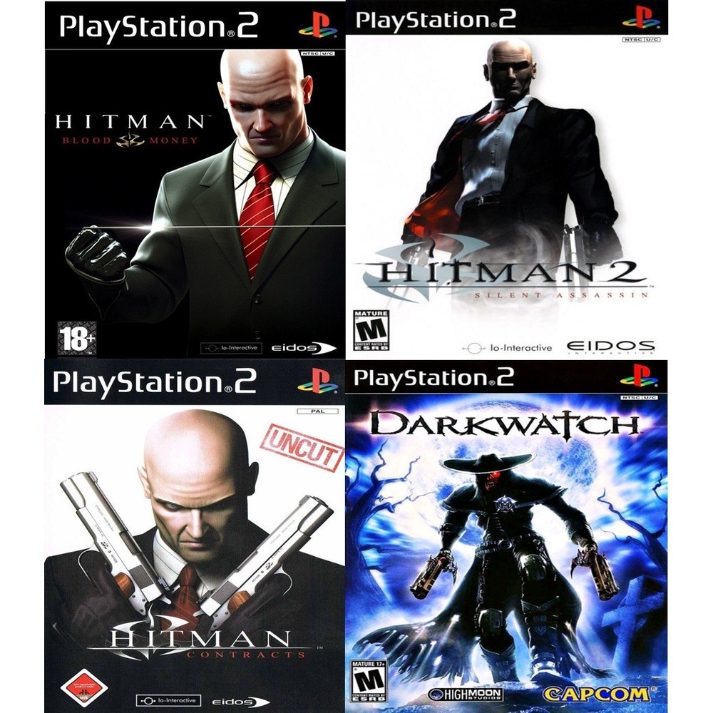 Kit Hitman Collection + Darkwatch com 4 Jogos (PS2) | Shopee Brasil