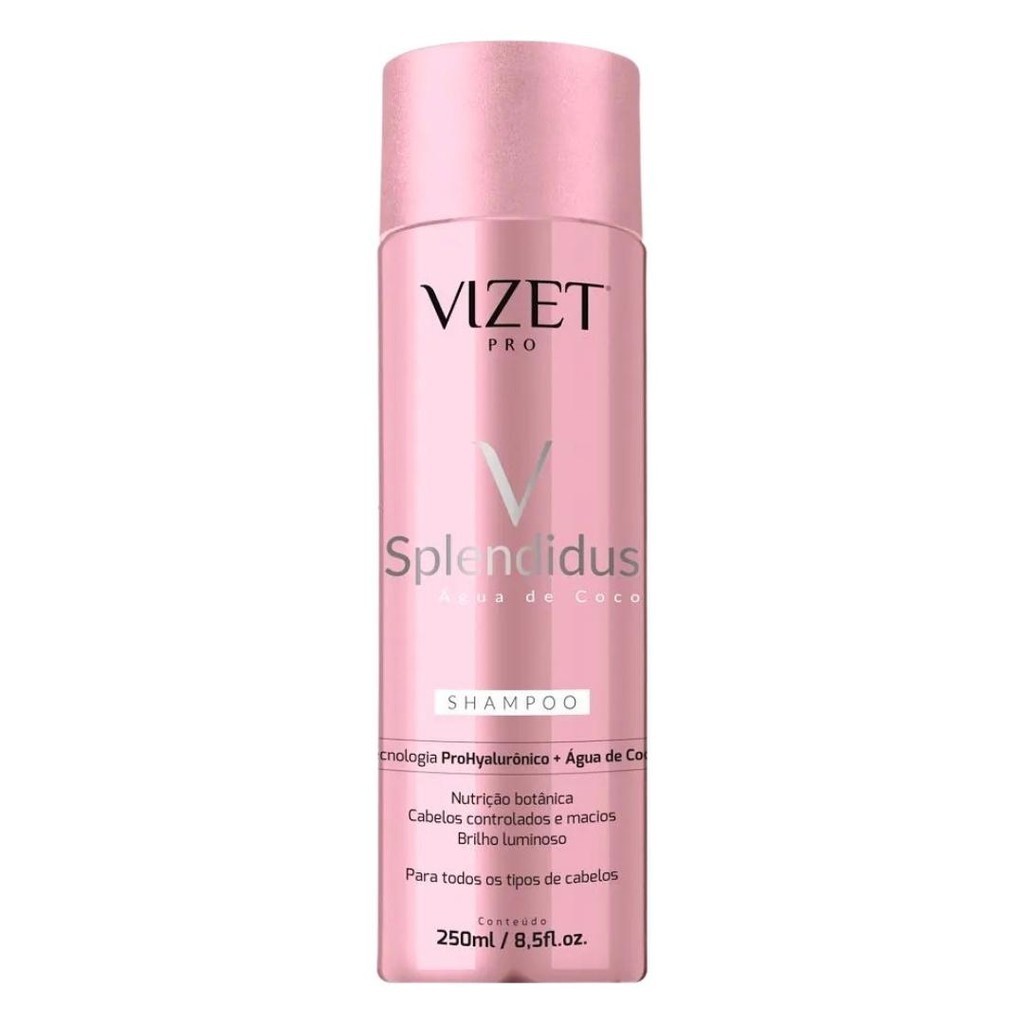 Shampoo Vizet Splendidus Água De Coco 250ml | Shopee Brasil