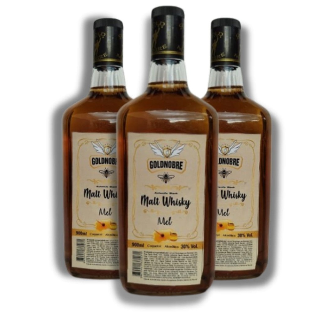 Whisky Gold Nobre Mel Malte Bebida Alcoólica Drink Dose Shot Copão ...
