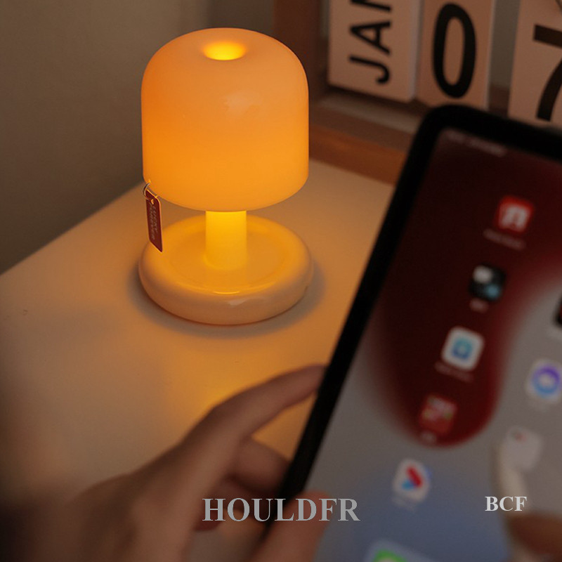 HOULDFR Lâmpada De Mesa Pequena USB Barra Recarregável Atmosfera Pat ...