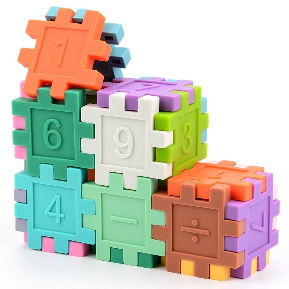 16pcs/set Montessori Silicone 3D Puzzle ,Quebra-Cabeça Educacional De ...