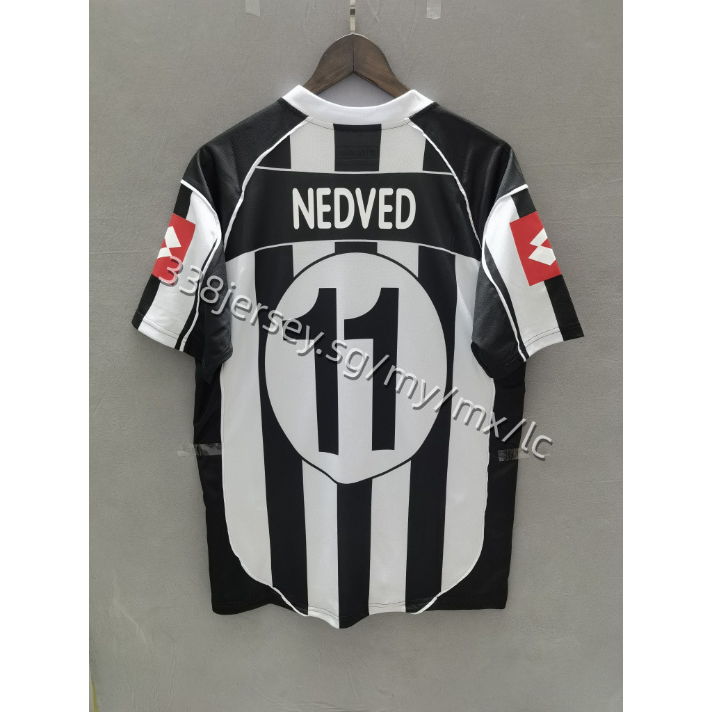 02-03 Juventus Home Camisa De Futebol Retrô Personalizada De Alta ...
