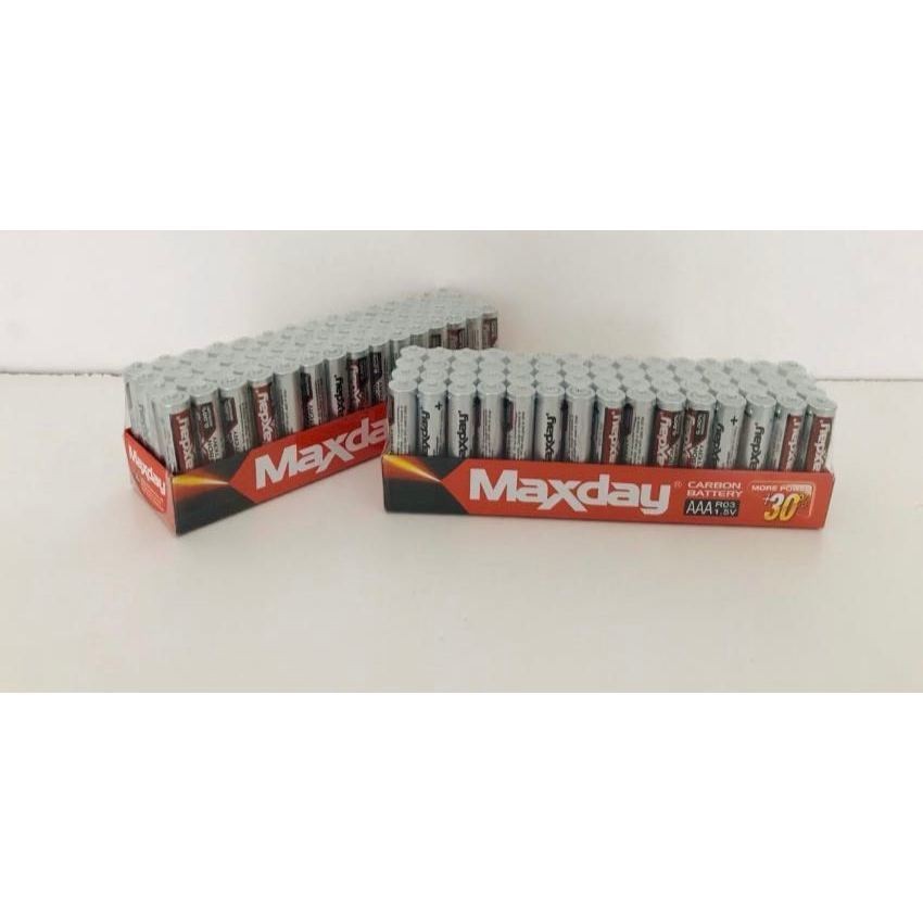 60 PÇ PILHAS AAA Caixa Fechada Maxday Pilha AAA | Shopee Brasil