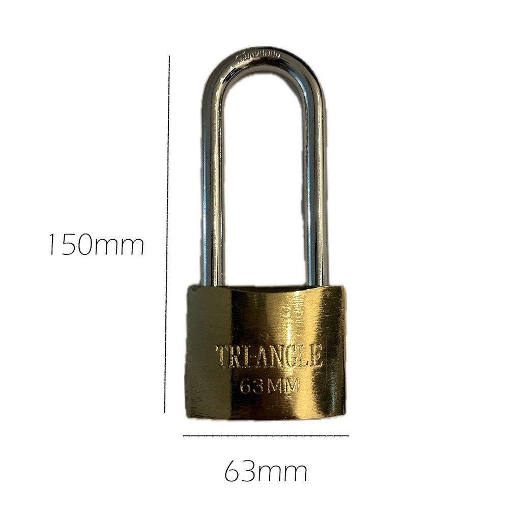 Cadeado grande 63x150mm Alongado Haste Longa 3 chaves | Shopee Brasil